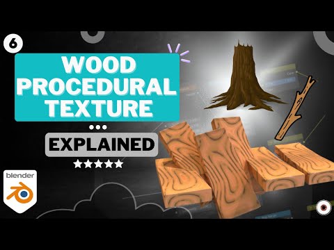 How to Create Procedural Wood Texture in Blender | Shading Nodes In Blender- Step-by-Step Tutorial