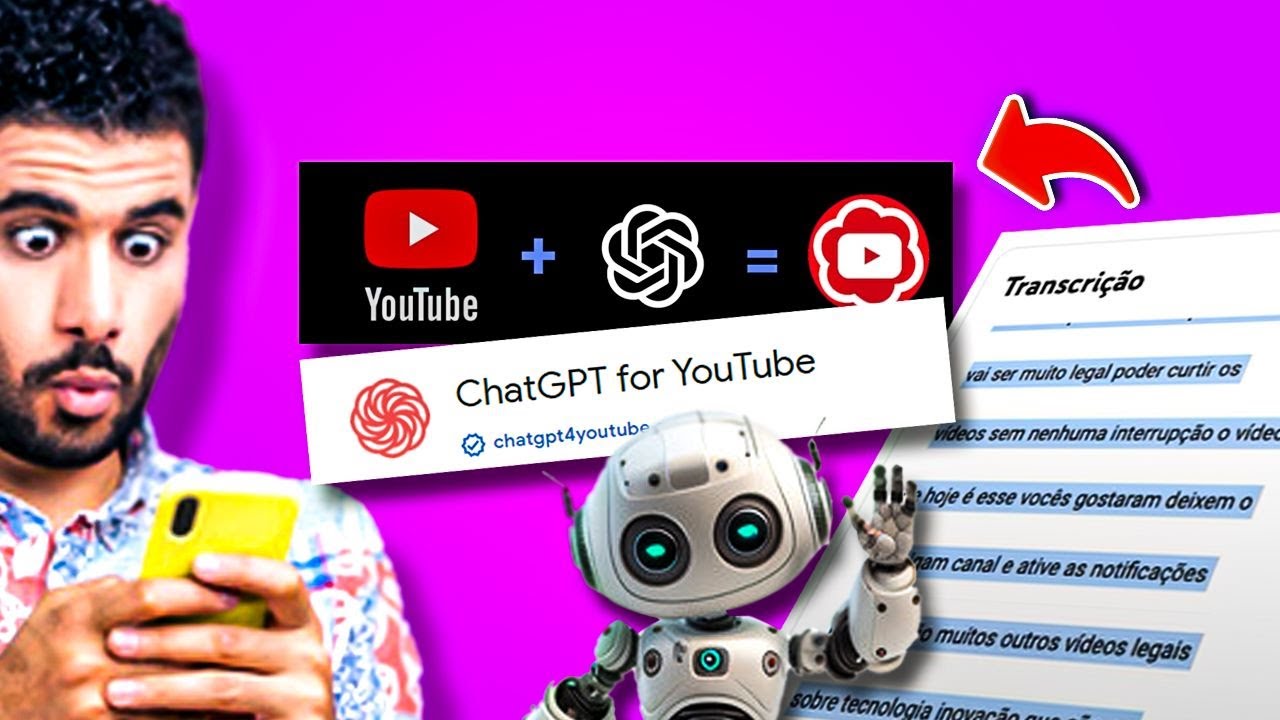 "Como transcrever vídeo em texto usando ChatGPT [ EM 3 MINUTOS ...