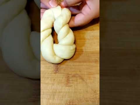 How to make twisted donut.