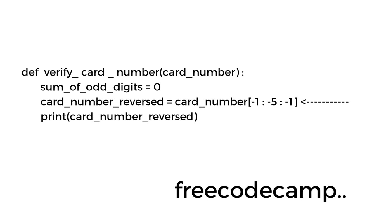 lmplementing the Luhn Algorithm | Python Beta Certification | Step 13