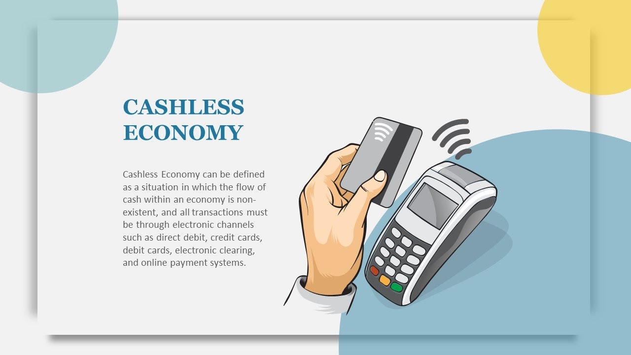 Cashless Economy Animated PowerPoint Template