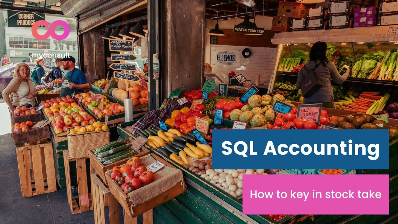 SQL Accounting - How you can run a stock take