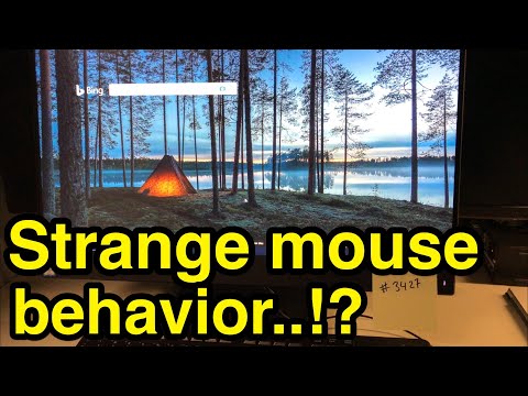 Fixed: strange erratic mouse pointer behavior - moving on its own uncontrollably across the screen