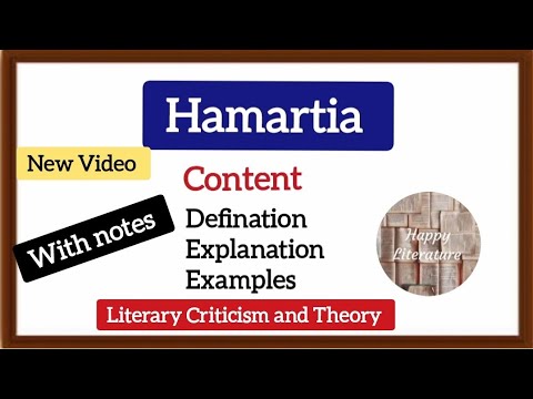 Hamartia (Literary Criticism and Theory) Aristotle #englishliterature