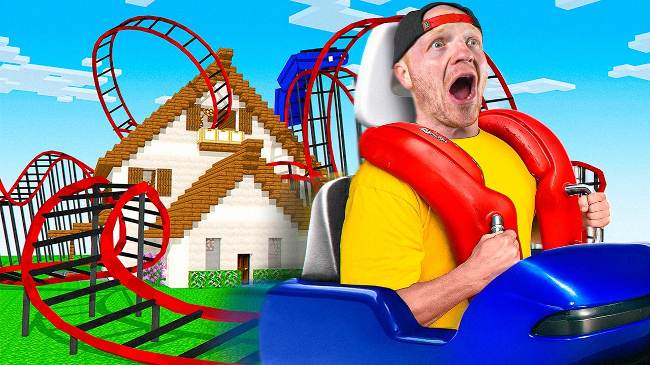 WORLD'S FASTEST MINECRAFT ROLLERCOASTER!!