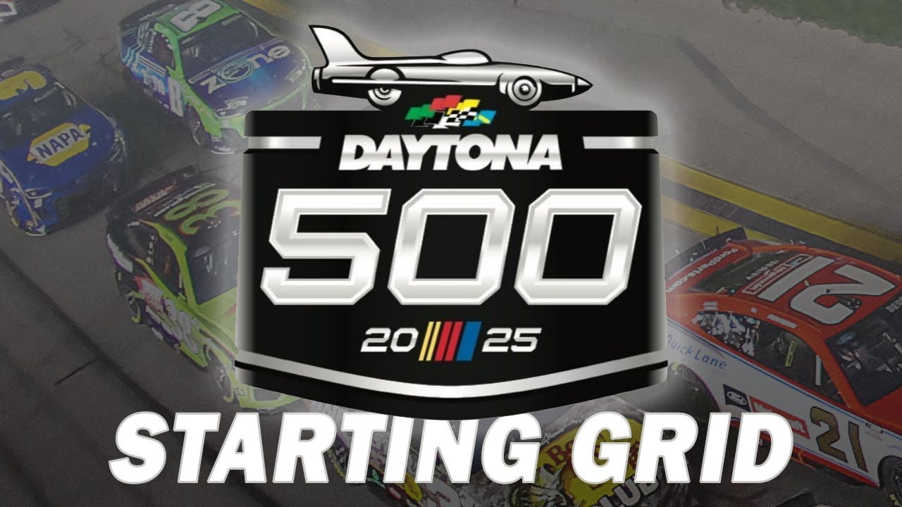 2025 Daytona 500 Starting Grid by Brock Beard