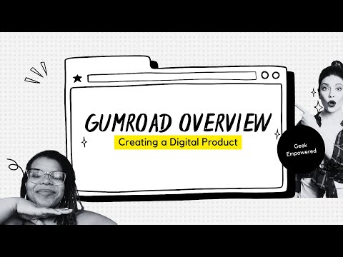 How to create a digital product with GUMROAD!