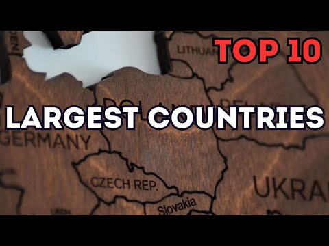 Top 10 Largest Countries in the World by Area 🌍 Amazing Facts About the Biggest Nations
