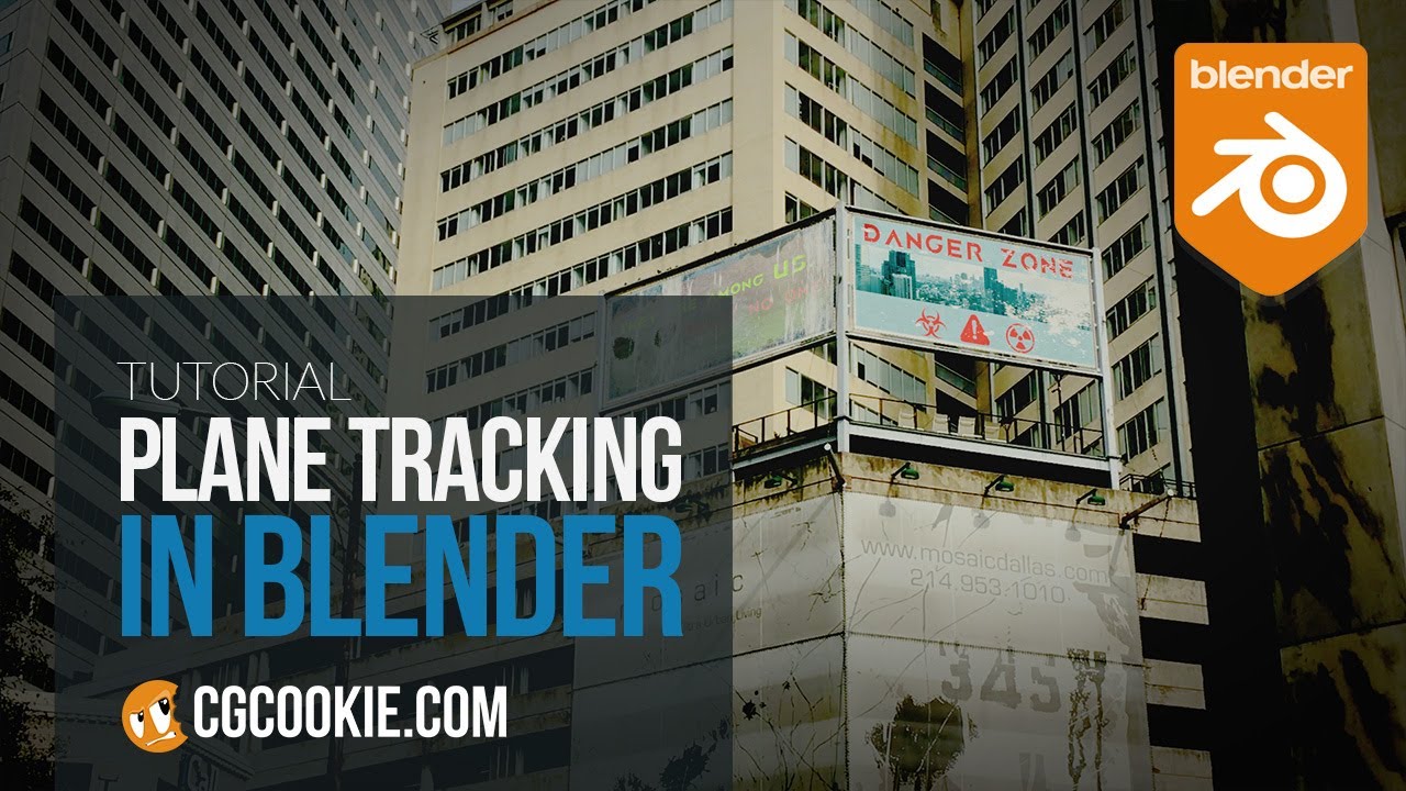 Learn How to Motion Track a Plane in Blender
