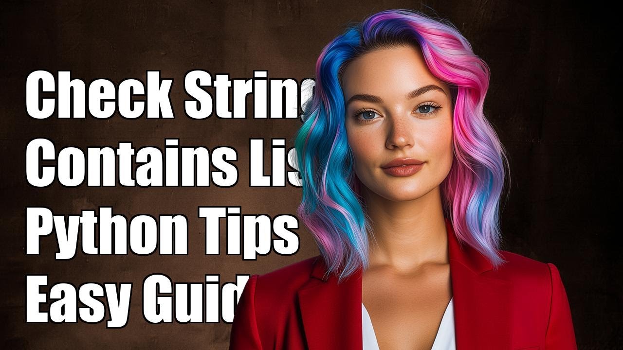 How to Check if a String Contains Elements from a List in Python
