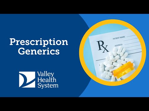 Prescription Generics