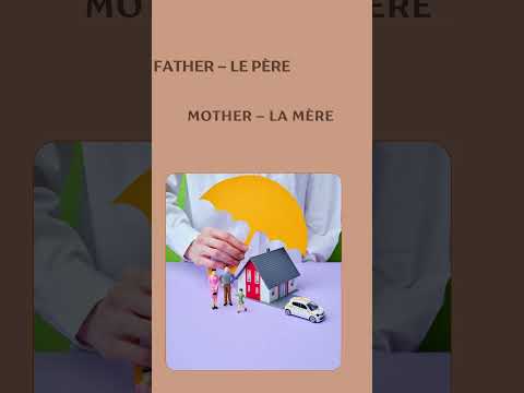 Family Vocabulary in FRENCH #french