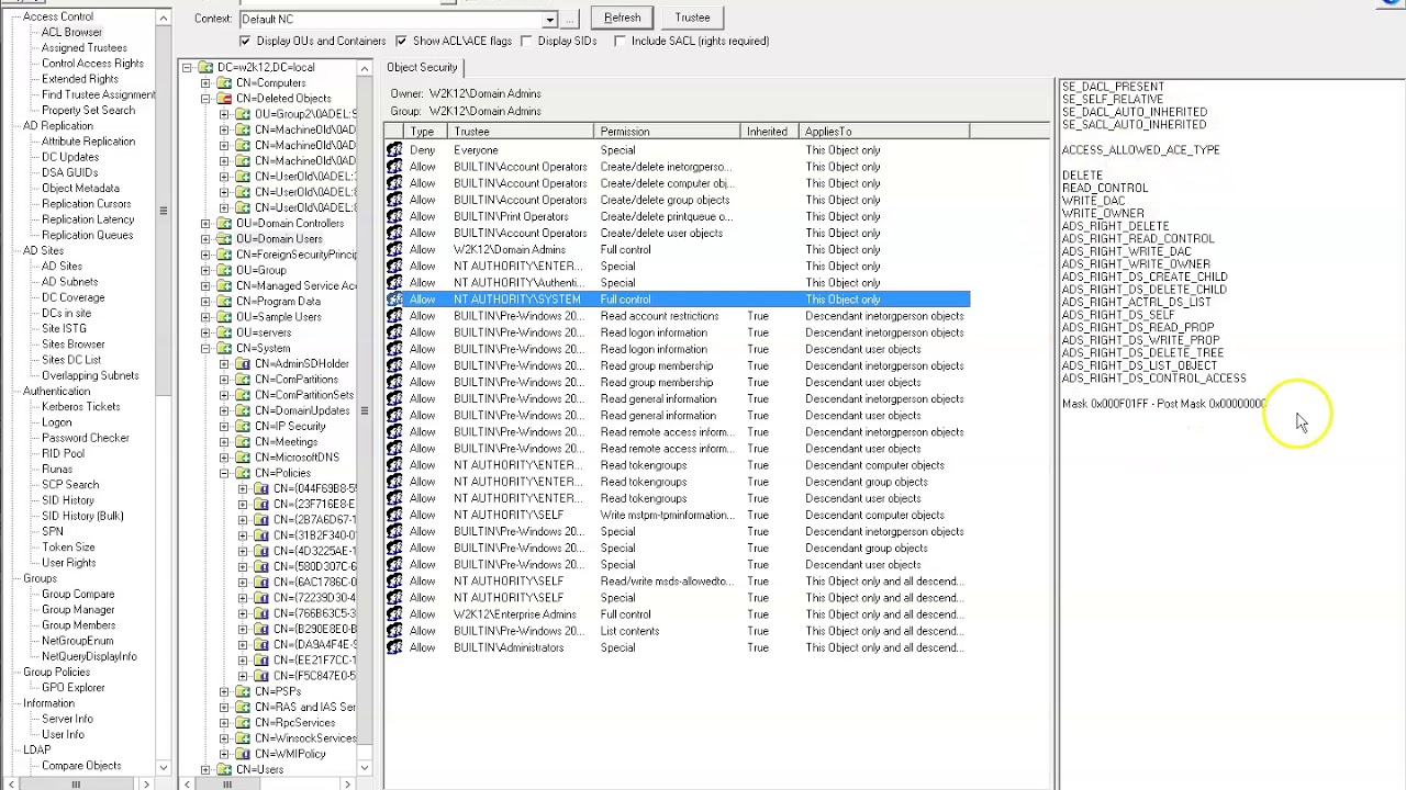NetTools - ACL Browser