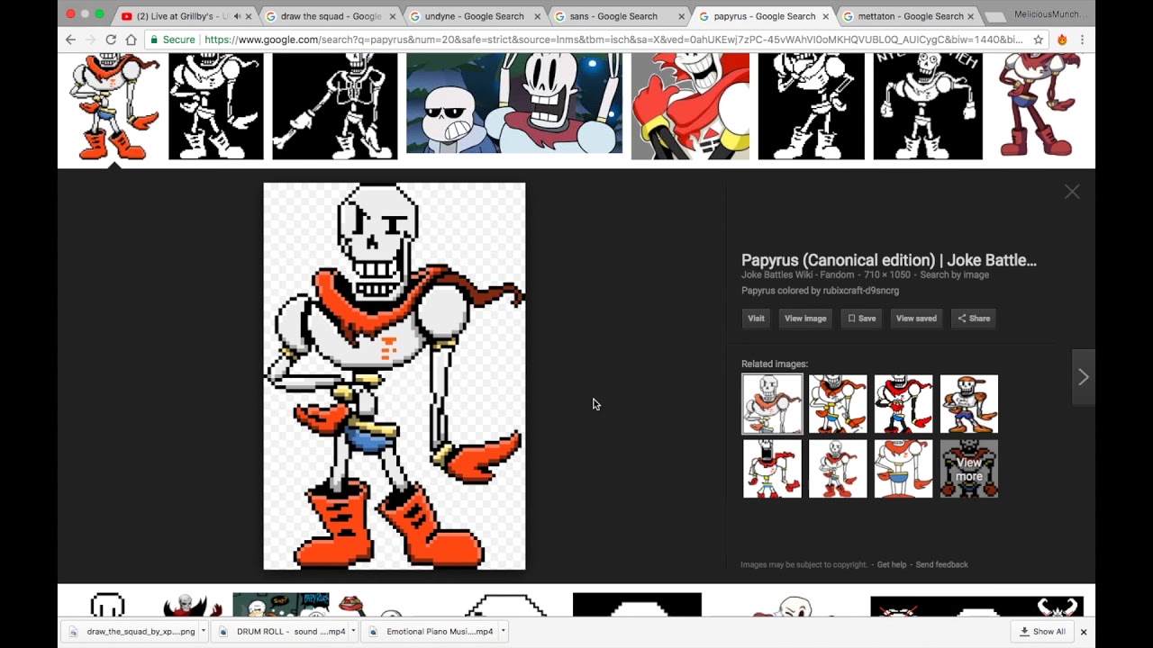 Draw the Squad | UnderTale Edition | SpeedPaint