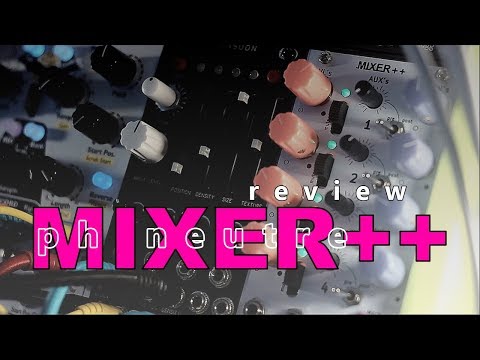 PH Modular Mixer++ stereo mixer with aux send | Reverb