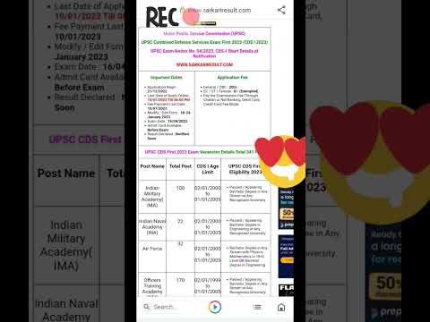 CDS exam formfillup | #upsc #cds #ndapreparation #2023
