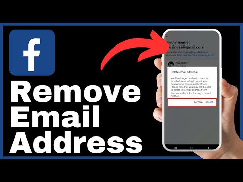 How to Remove Email Address from Facebook