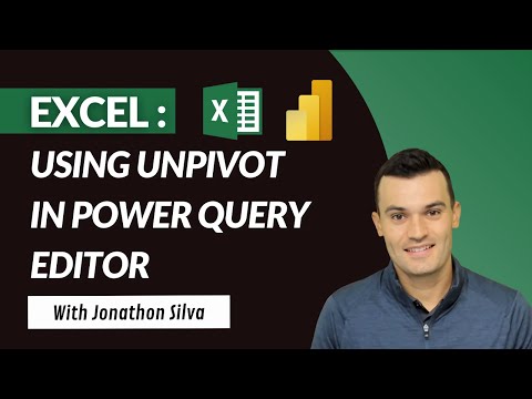Using Unpivot in Power Query Editor for Excel