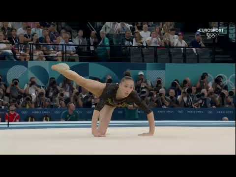 Kaylia Nemour Floor All Around 2024 Olympics