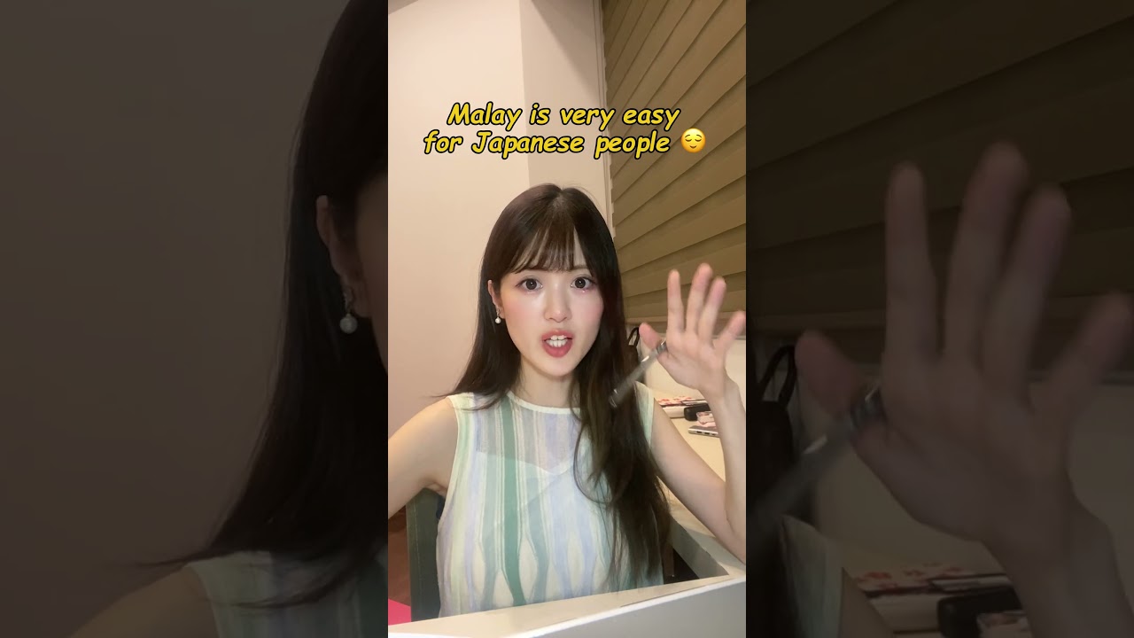 Learning Malay is interesting for Japanese people!