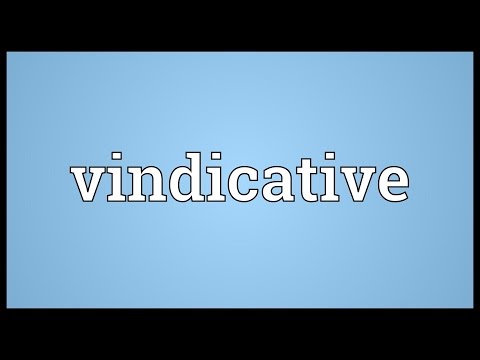 Vindicative Meaning