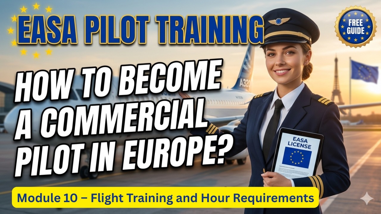 Module 10 – Flight Training and Hour Requirements #PilotTraining #Pilot #Aviation #easa #vlog