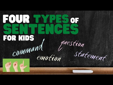 ASL Four Types of Sentences for Kids