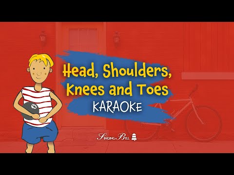 Head, Shoulders, Knees and Toes Karaoke with Lyrics for kids