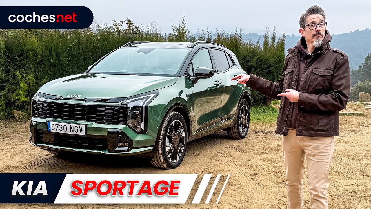 KIA SPORTAGE: New look, more equipment | Hybrid SUV Test Drive / Review in Spanish | coches.net
