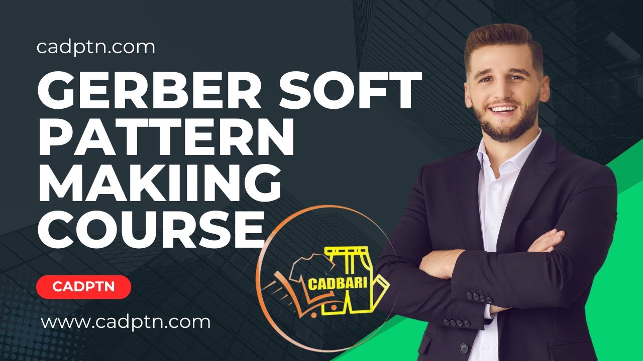#cad pattern course, #Gerber Software, Complete Pattern Making Course With Gerber Software, #cadptn