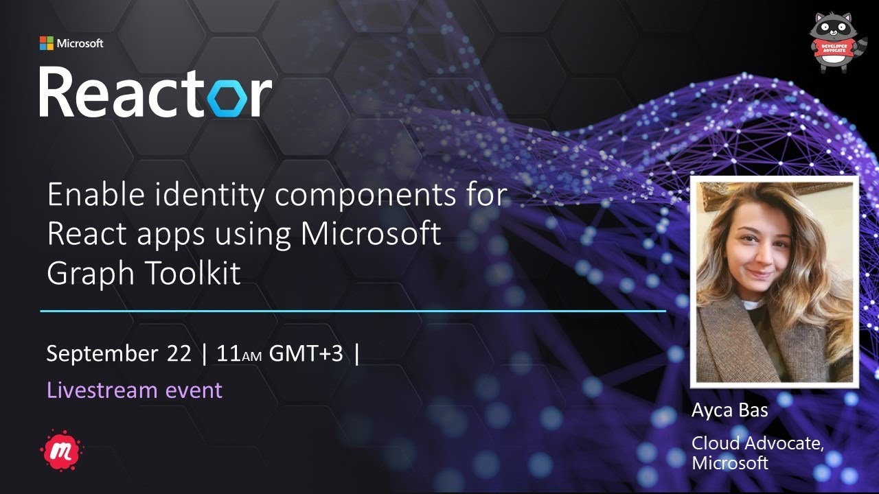 Enable Identity Components for React Apps using Microsoft Graph Toolkit