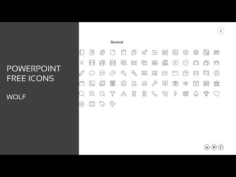 PowerPoint Icons Set Free (Wolf) | PowerPoint Free Download