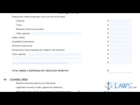 Form CJD301L Financial Statement long form