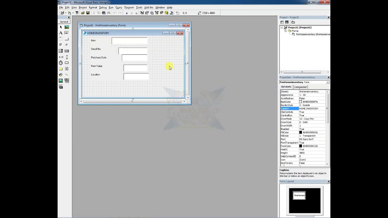 Programming in VB 6.0. How to Create Program with Delete, Add , Next ,Previous button with icon