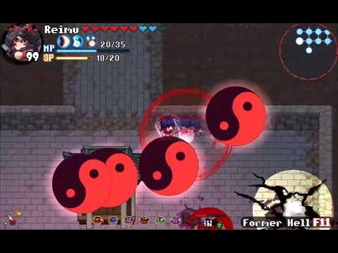Touhou Blooming Chaos 2 - Reimu faces Oni Miko, aka herself