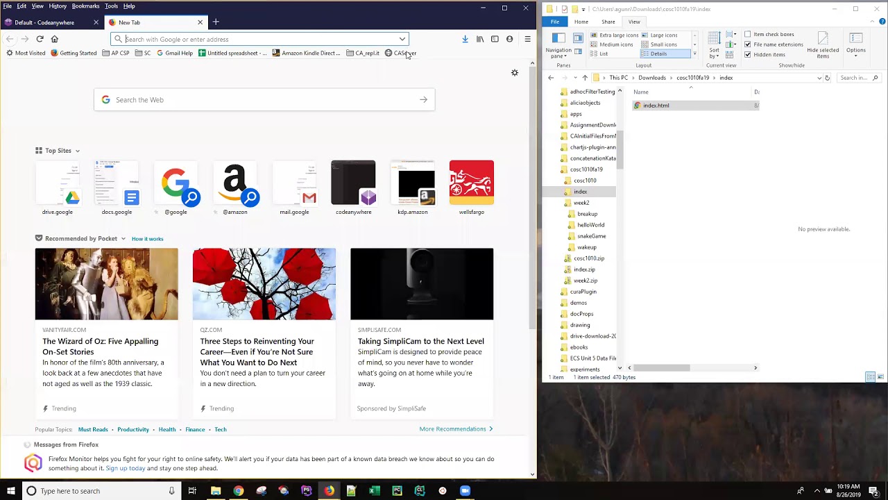 CodeAnywhere initial server setup