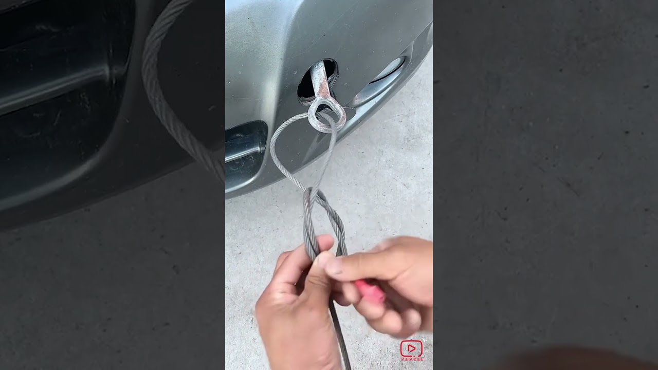 Practical tips, emergency trailer knots