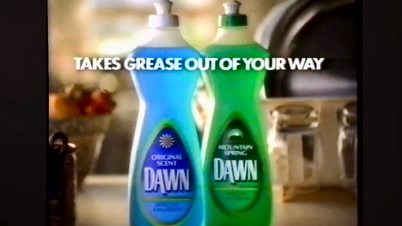 1992 Dawn Dish Soap 'Clear Stuff' Commercial