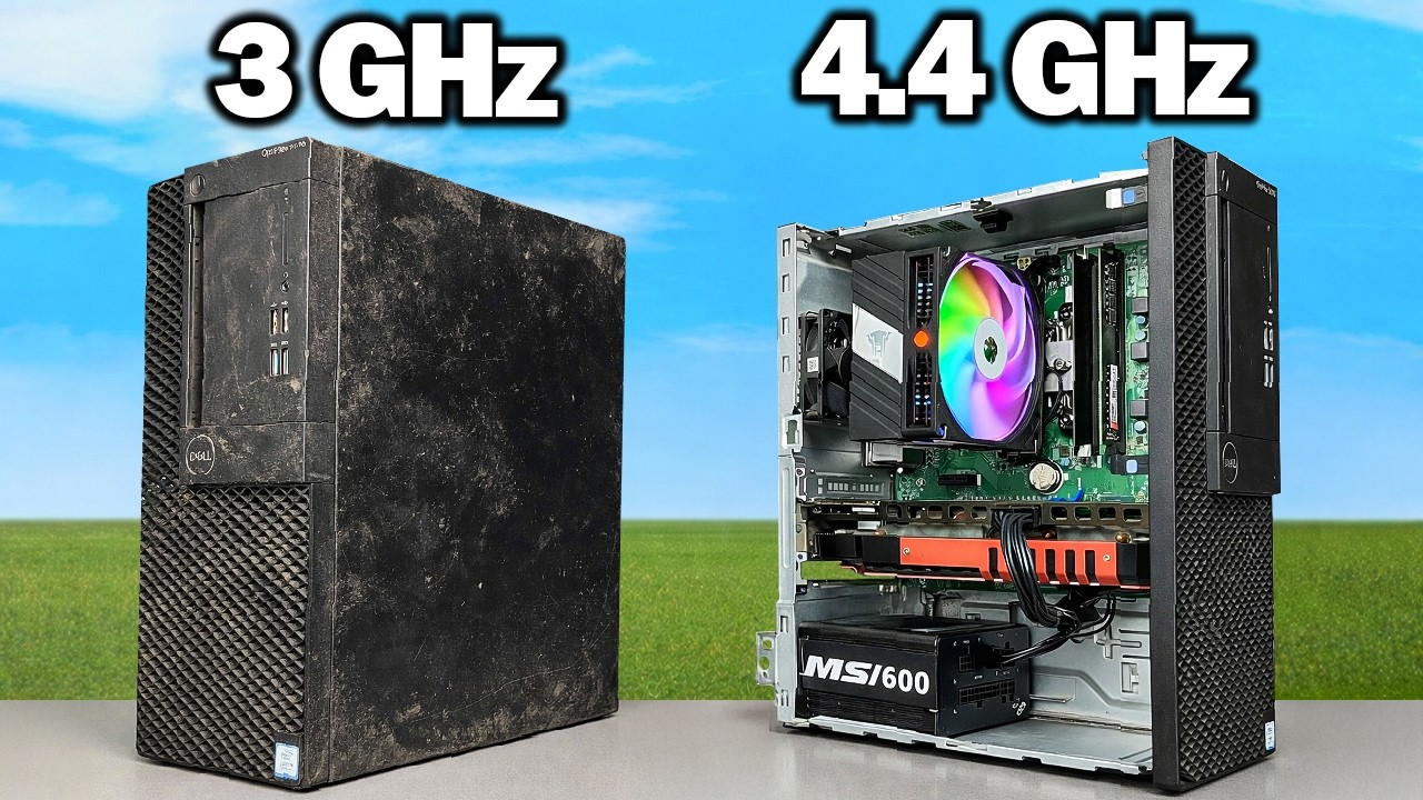 How Far Can I Upgrade This $56 Trash Office PC?!