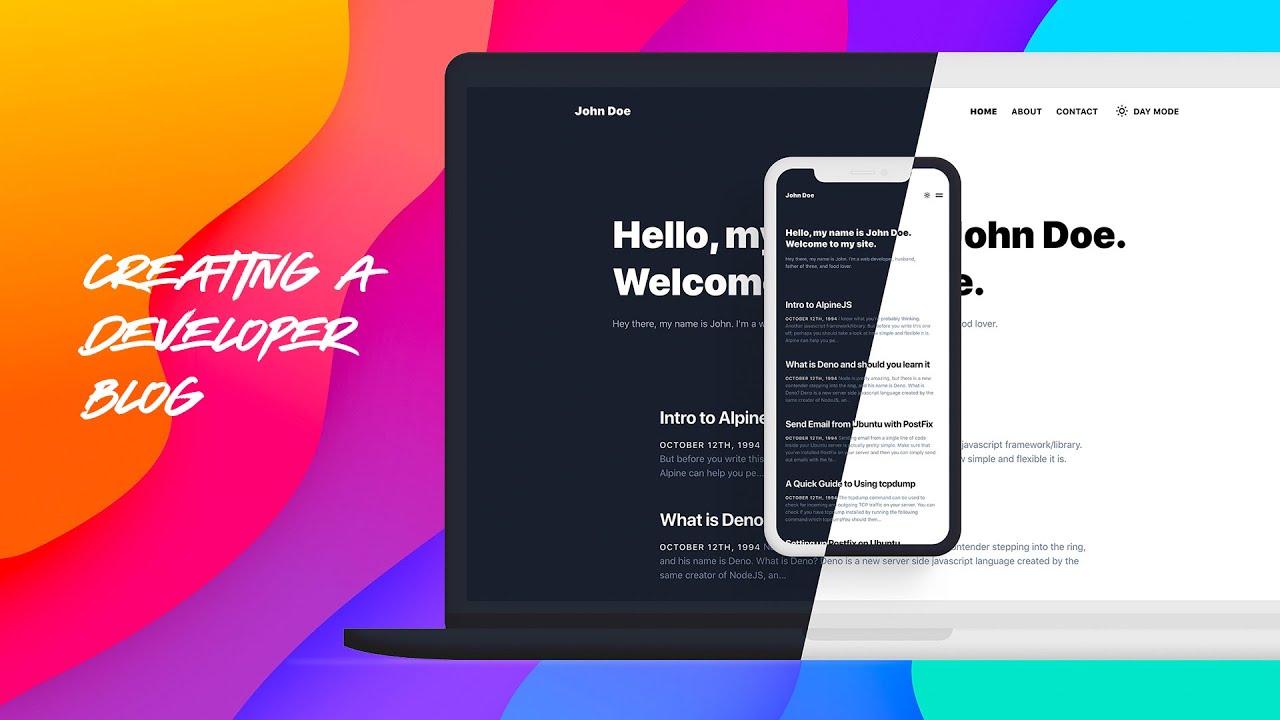 Creating a Developer Blog