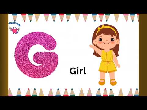 G Letter Words | Letter G Song for Kids - Words that Start with G - Animals that Start with G