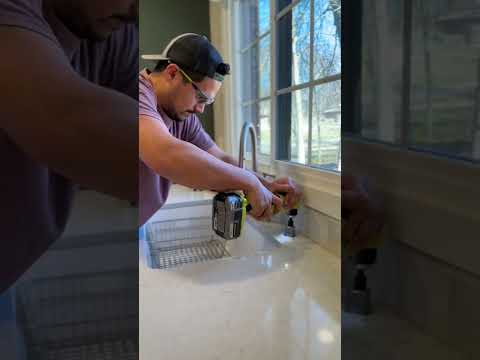 Installing a Delta Faucet Glass Rinser in Our Kitchen! #kitchengadgets #kitchentools #kitchenhacks