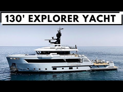 EXPLORER YACHT: CdM FLEXPLORER 130 "Aurelia" SUPERYACHT TOUR / Expedition Go Anywhere
