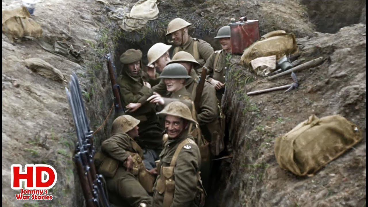 They Shall Not Grow Old - WW1 Colorization Scene
