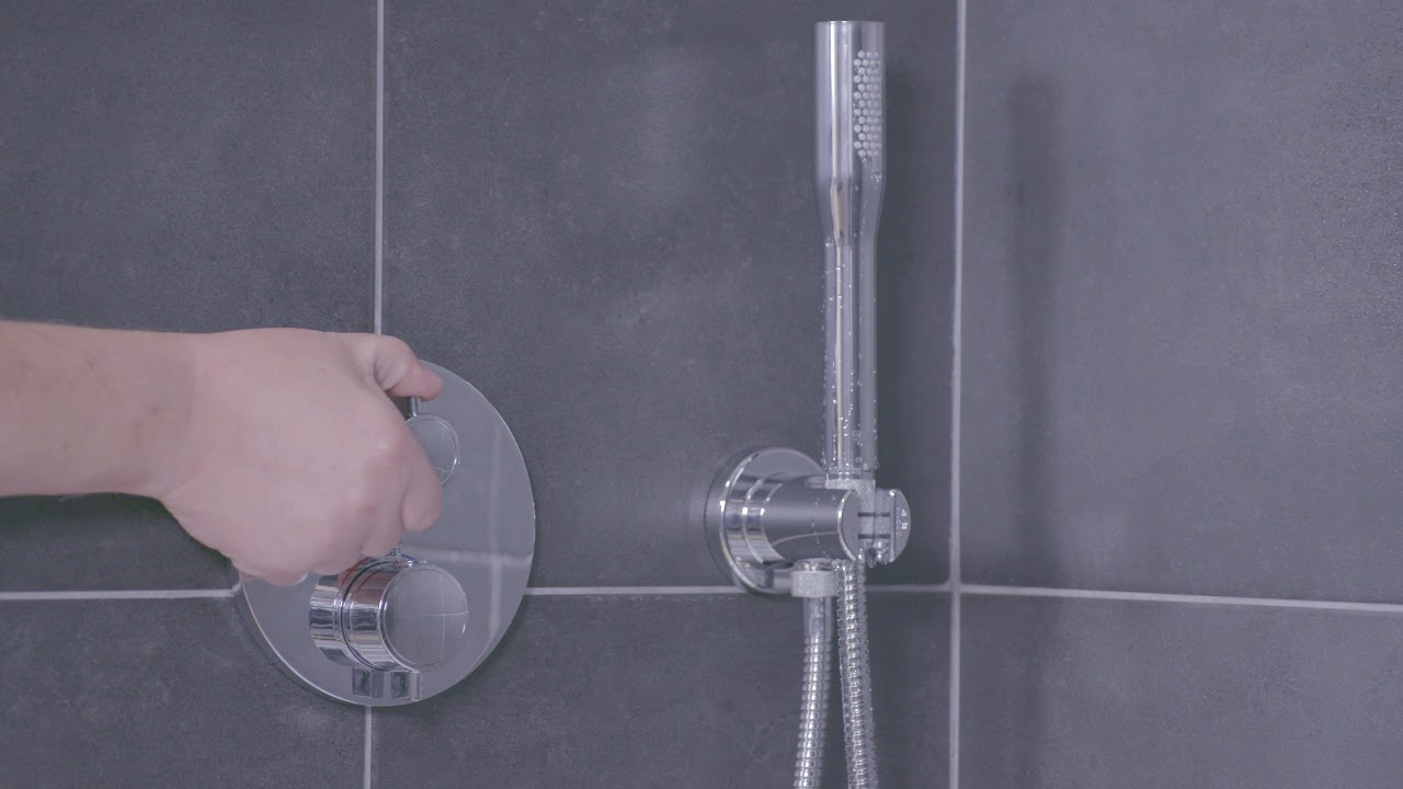 Grohe 34745000 Grohtherm Shower Kit | QualityBath.com
