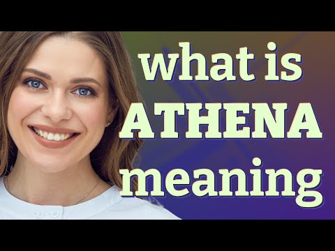 Athena | meaning of Athena