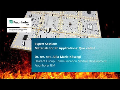 Expert Session: Materials for RF Applications: Quo vadis?