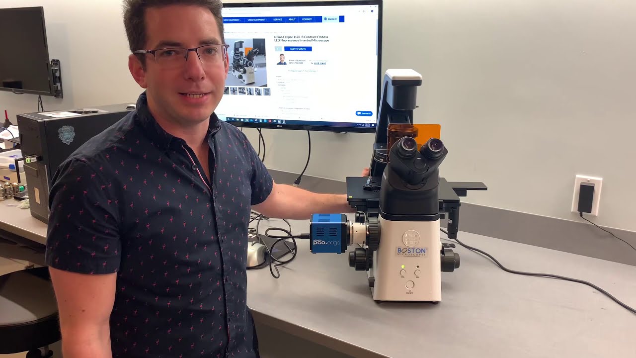 Nikon Ts2R FL upright Microscope overview