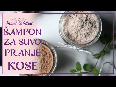 Kako napraviti šampon za suvo pranje kose | Minut za mene