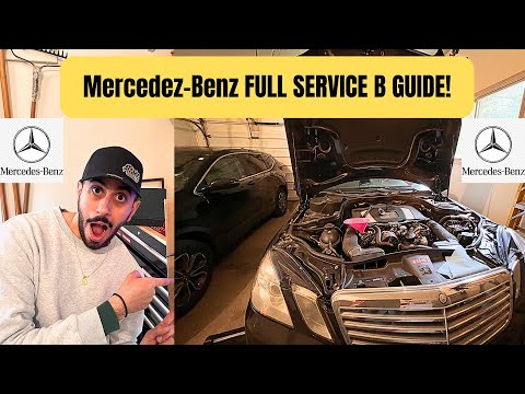 COMPLETE Service B Maintenance for Mercedes Benz E350 (W212 Engine)!